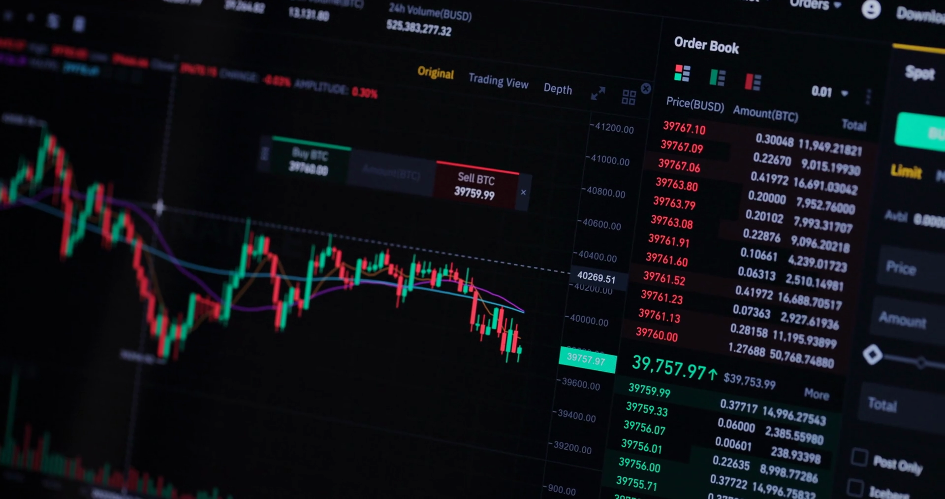 Stock market trading, forex, crypto currency with technical price graph ...