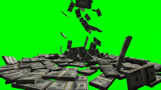 Money Falling | Effects and Overlays motion backgrounds - Storyblocks