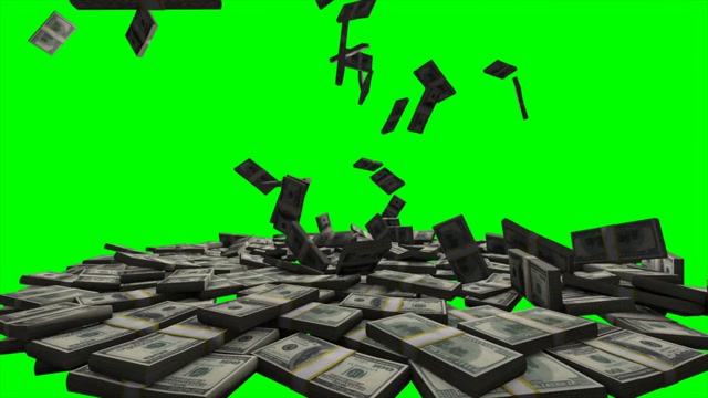 Money Falling | Effects and Overlays motion backgrounds - Storyblocks