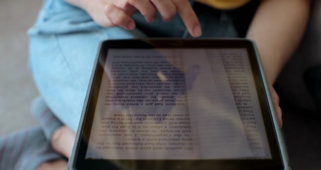 Tablet Reading Stock Footage: Royalty-Free Video Clips - Storyblocks