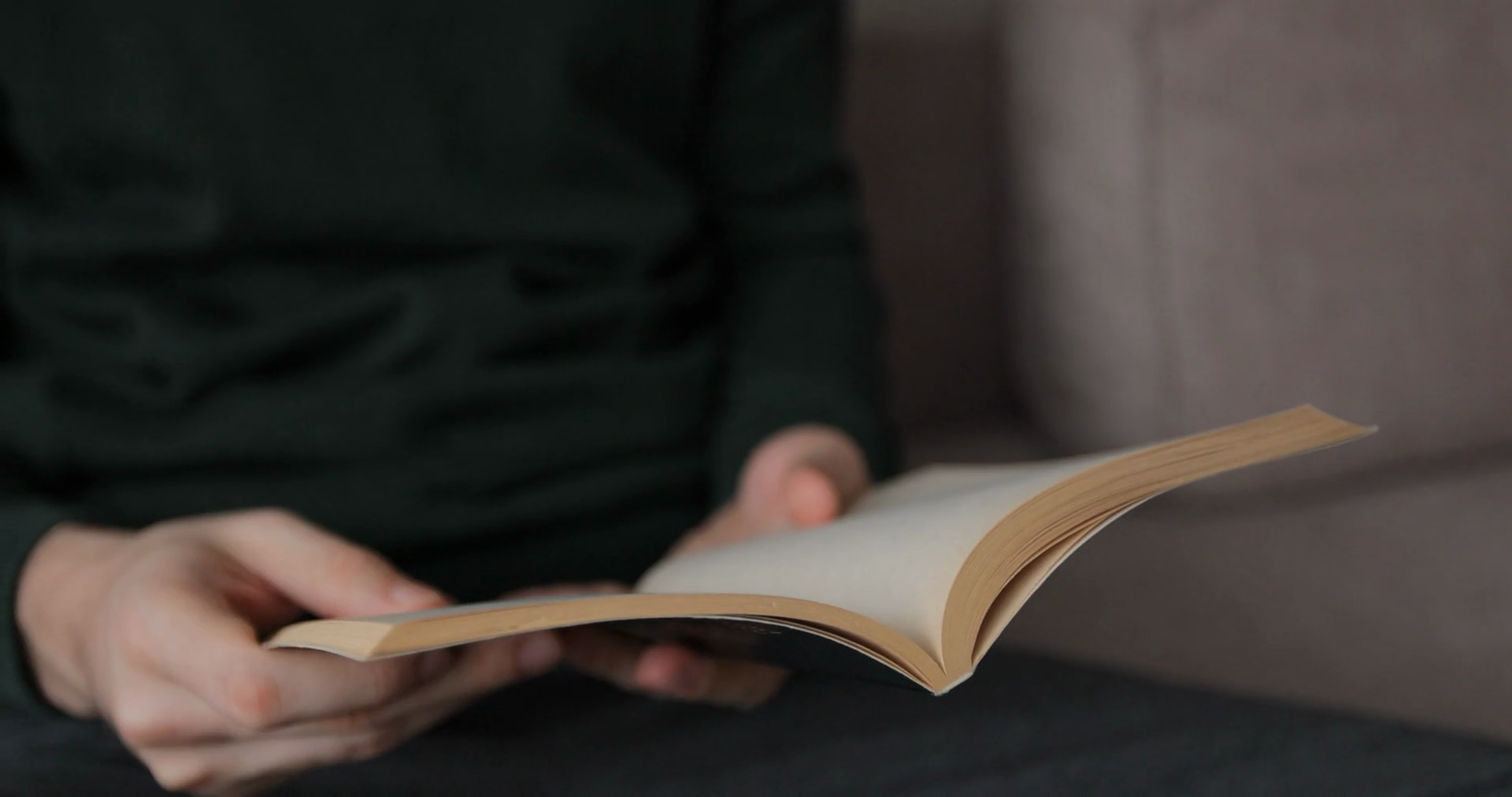 Man Is Lifestyle Reading Book Man Opens Book Stock Footage SBV ...