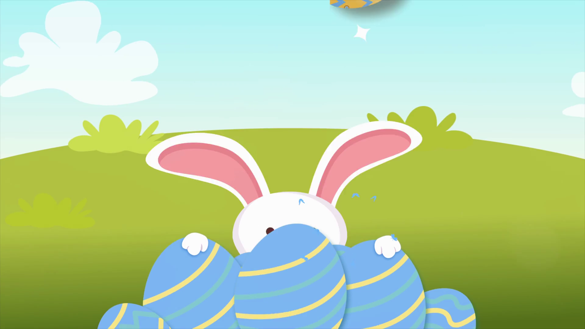 Happy Easter - Easter Bunny Video Animation Stock Motion Graphics SBV ...