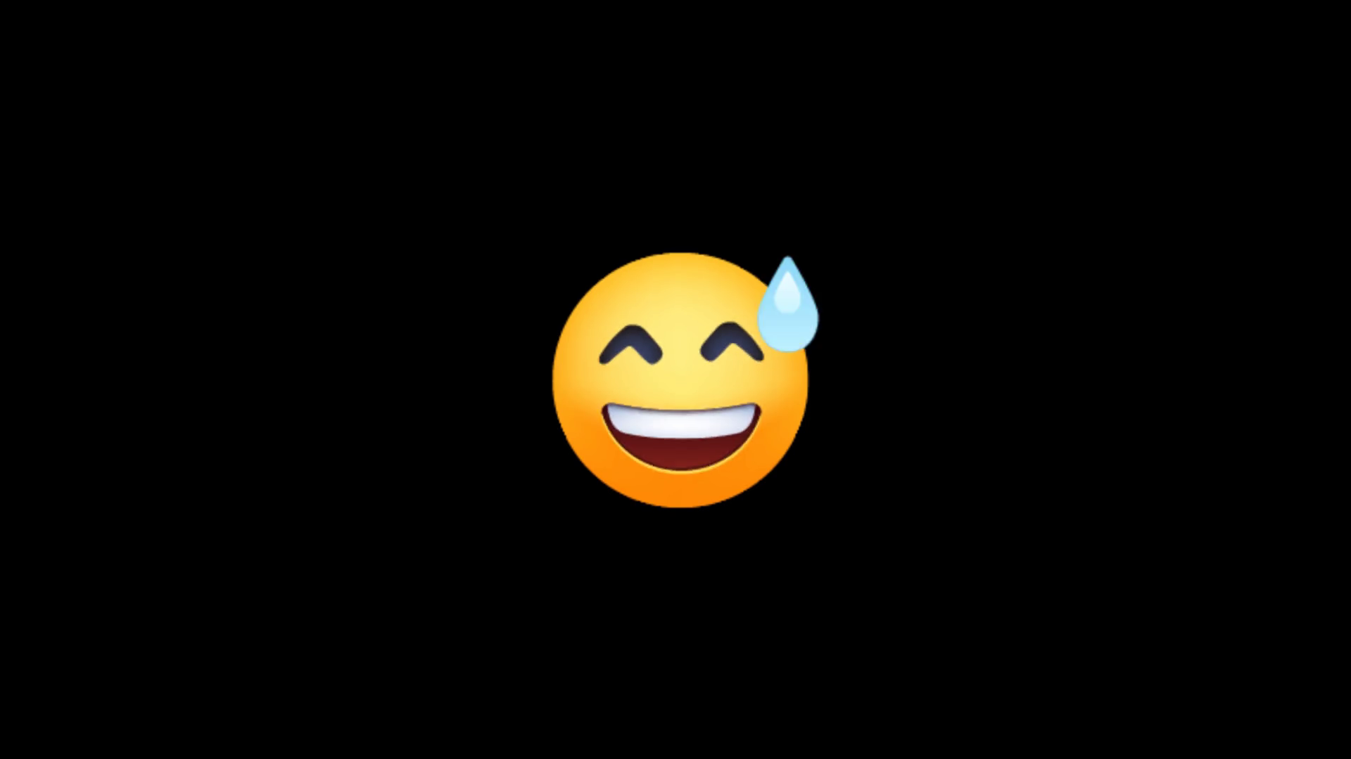 Downcast Face Animated Emoji Alpha Channel Stock Motion Graphics SBV ...