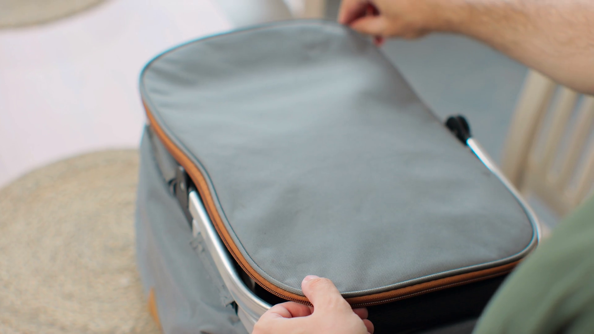 Man Unpacking Bag With Fresh Vegetables In Stock Footage SBV-347757903 ...