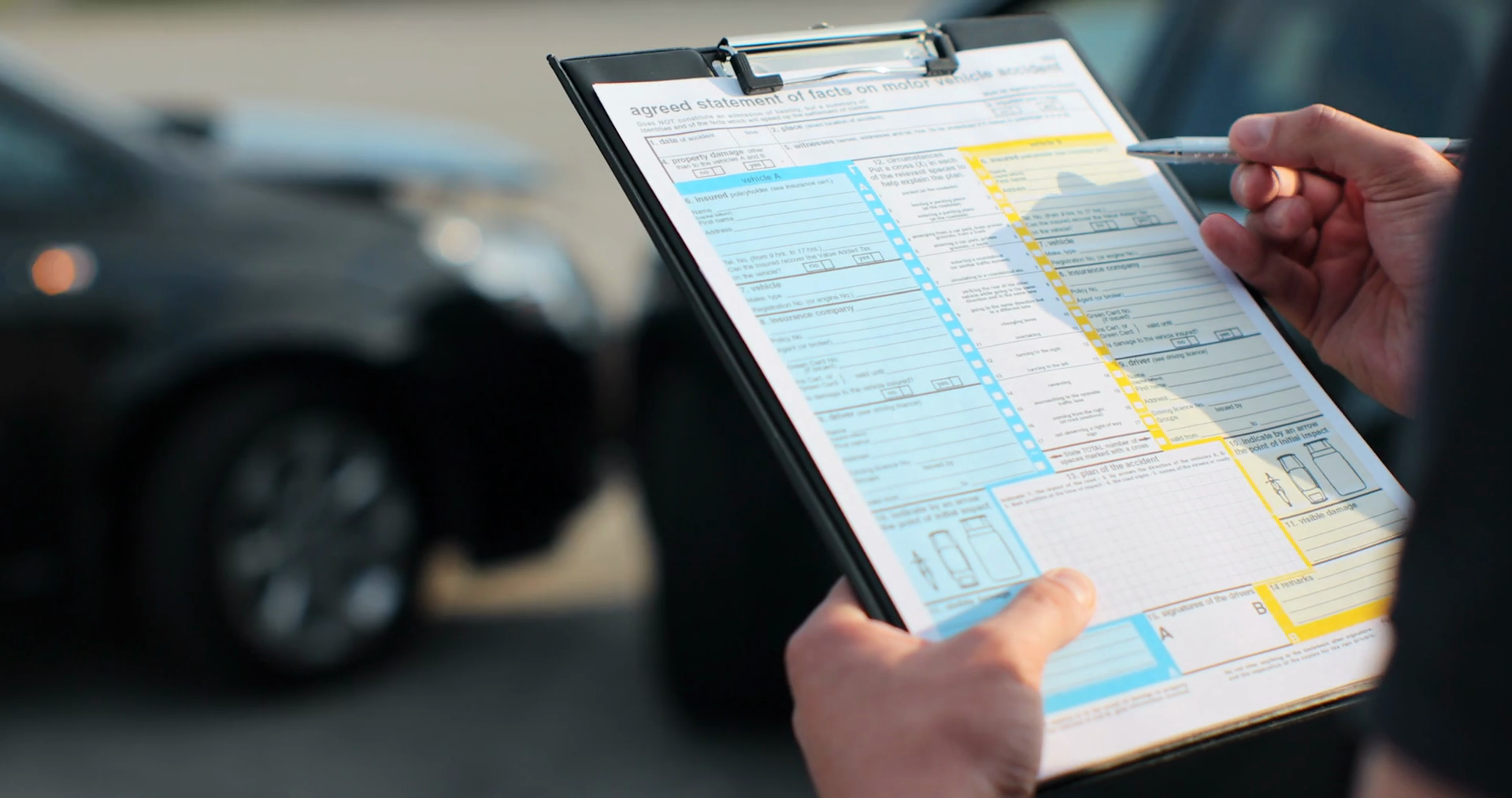 Close Up Of Man Car Insurance Agent Stock Footage SBV-348425152 ...