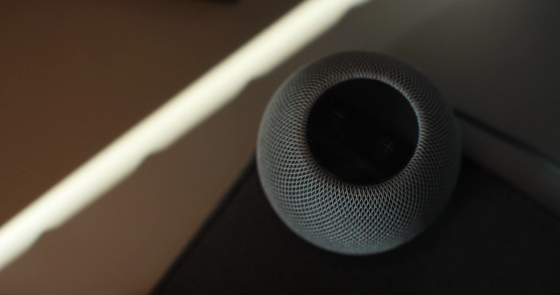 Homepod Mini Speaker With Assistant To Play Stock Footage SBV-348613823 ...