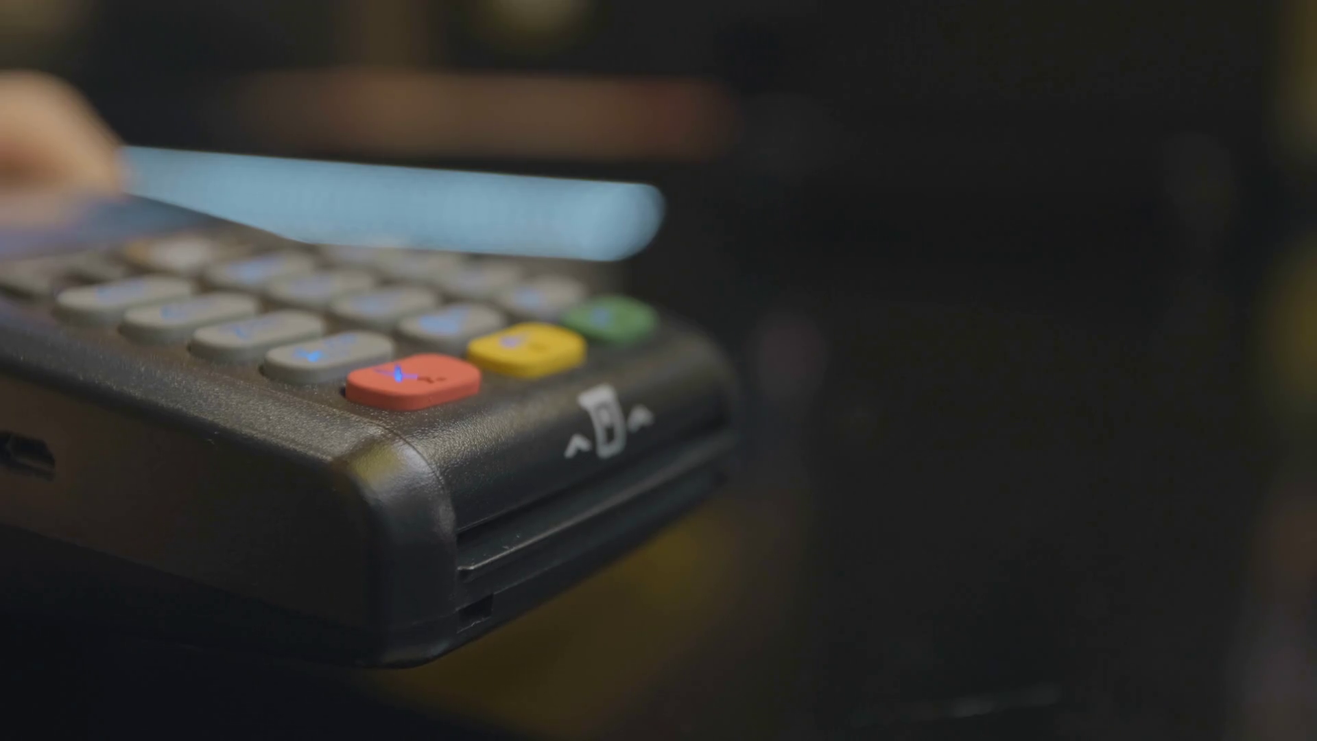 Credit Card Machine Money Transaction Man Stock Footage SBV-334573948 ...