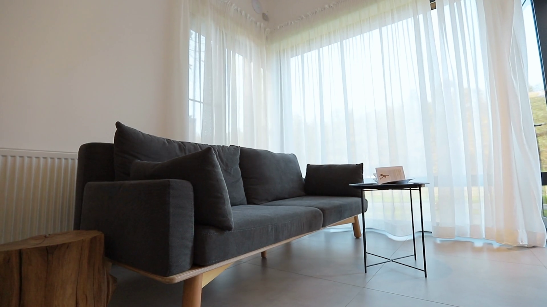 Home Interior Walk Through Living Room Stock Footage SBV-338522434 ...