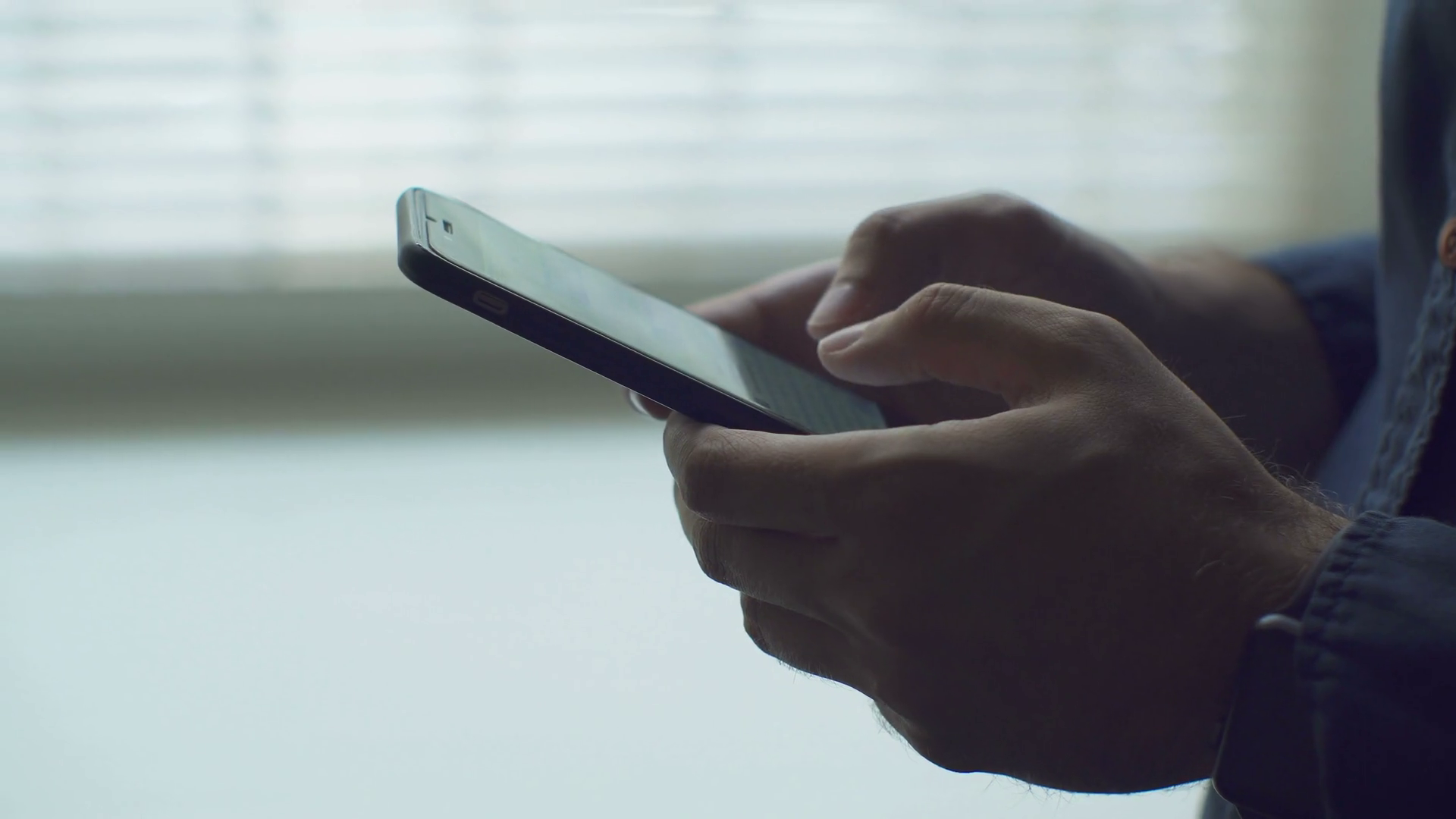 Man Hand Touching Smartphone Surface Stock Footage SBV-316931038 ...