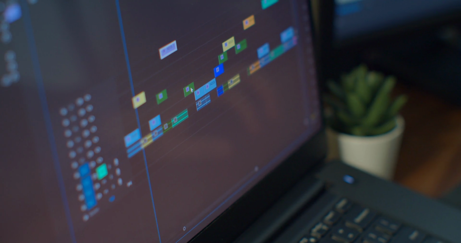 Video Editing Software Going Through Stock Footage SBV-338374628 ...