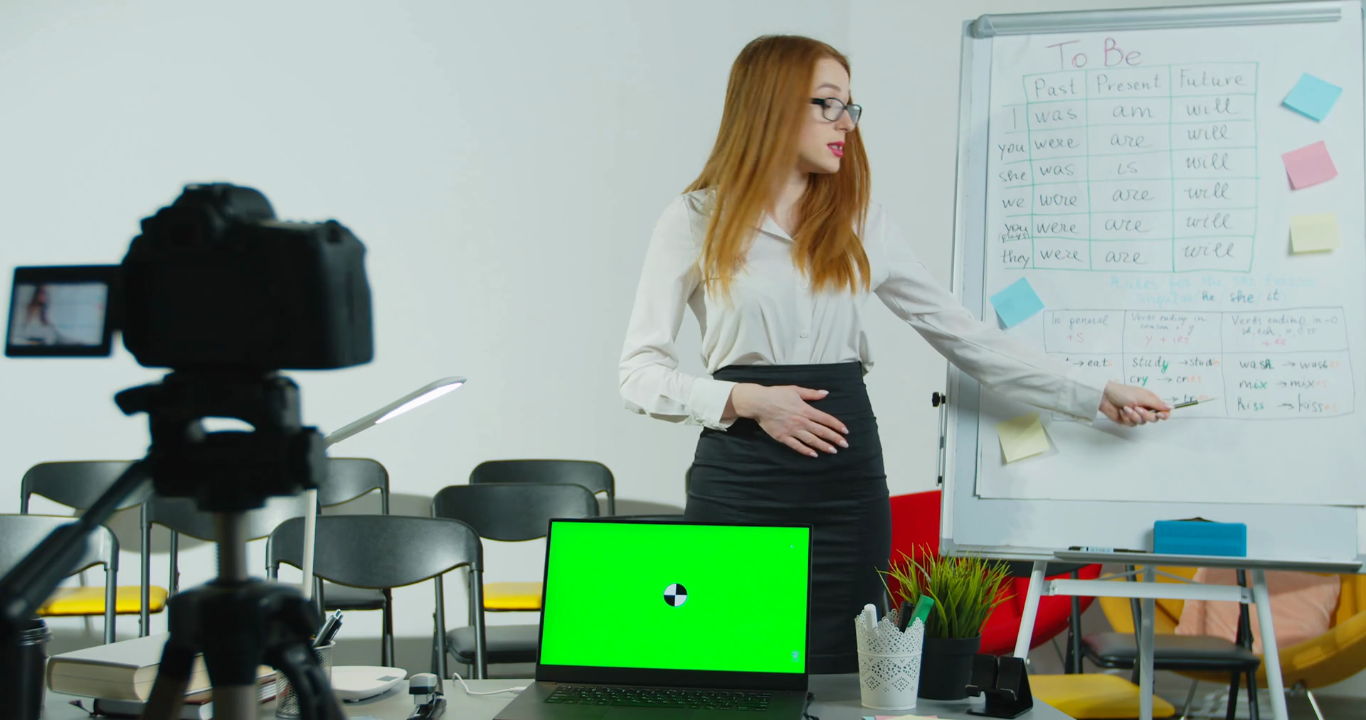 Young Female English Teacher Video Stock Footage SBV-346416966 ...