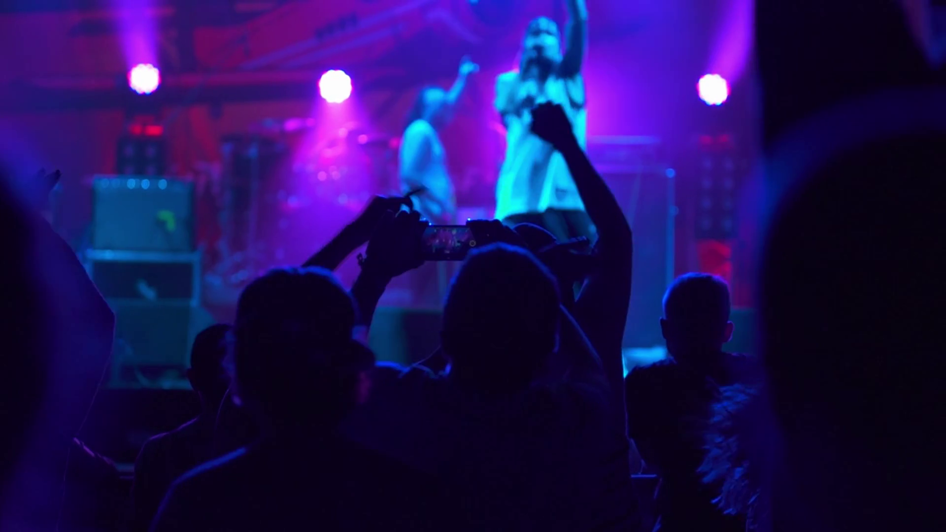 Hip-hop Star Performing On Stage In Front Of Stock Footage SBV ...