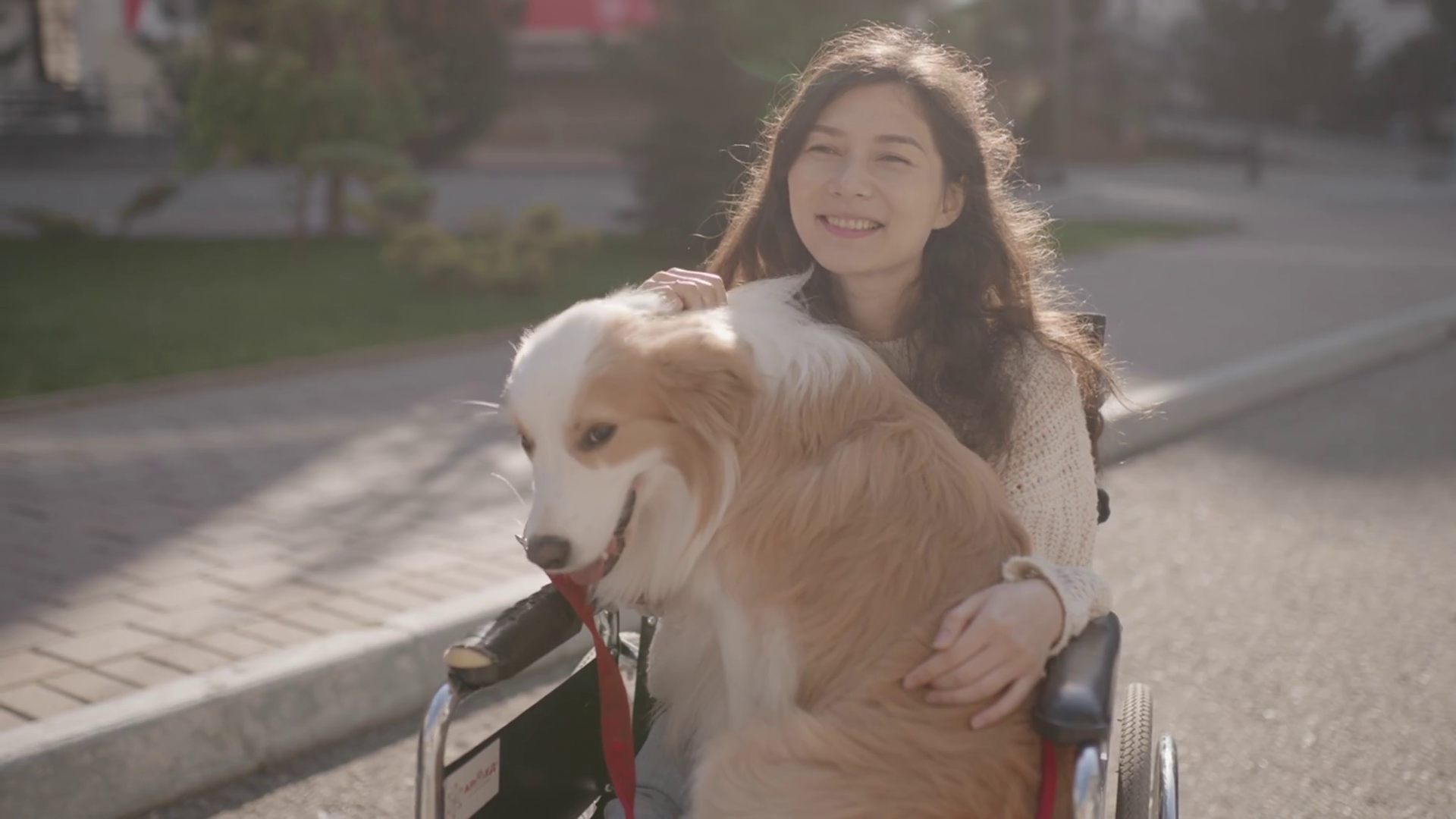 Portrait Of Disabled Happy Blind Woman In Stock Footage SBV-338899730 ...