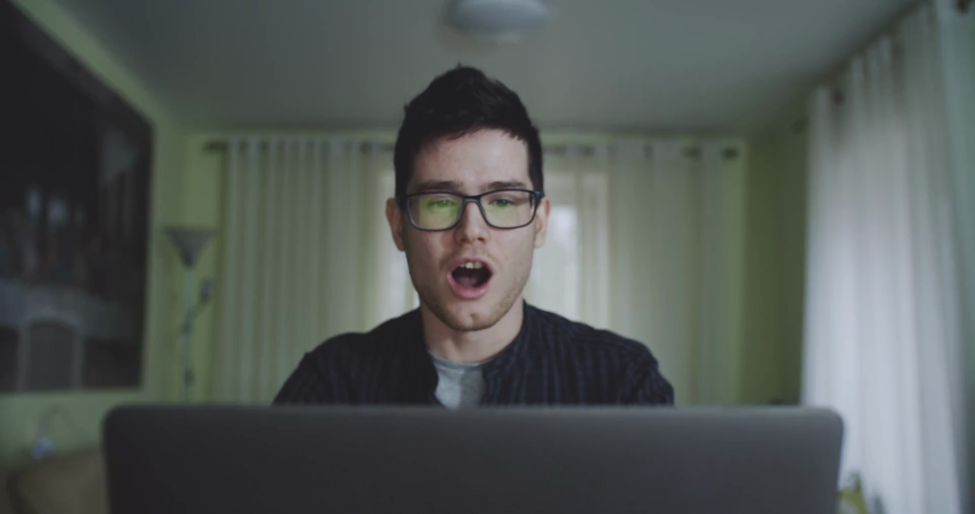 Young Student Problem-solving On Laptop Stock Footage SBV-346610224 ...