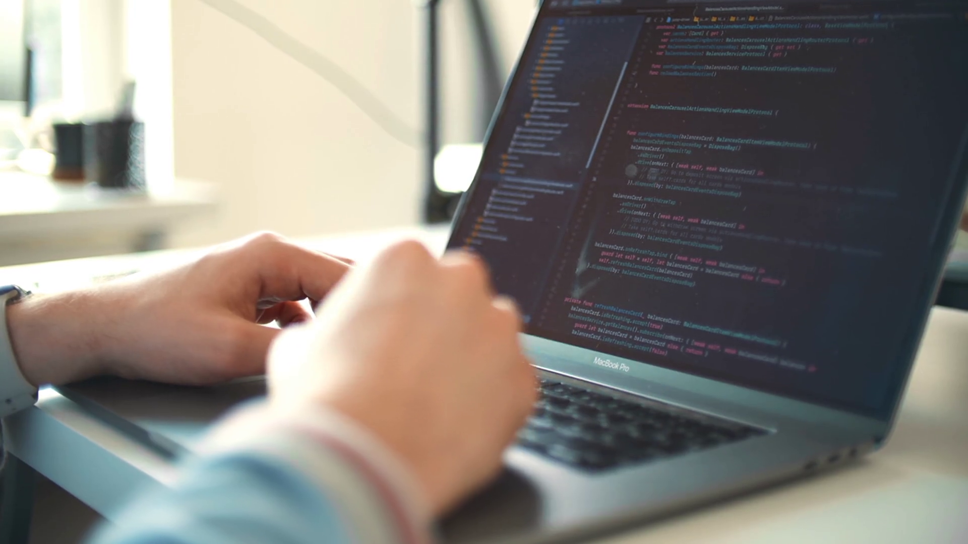 Working On Tablet Computer Extreme Close-up Stock Footage SBV-338406210 ...