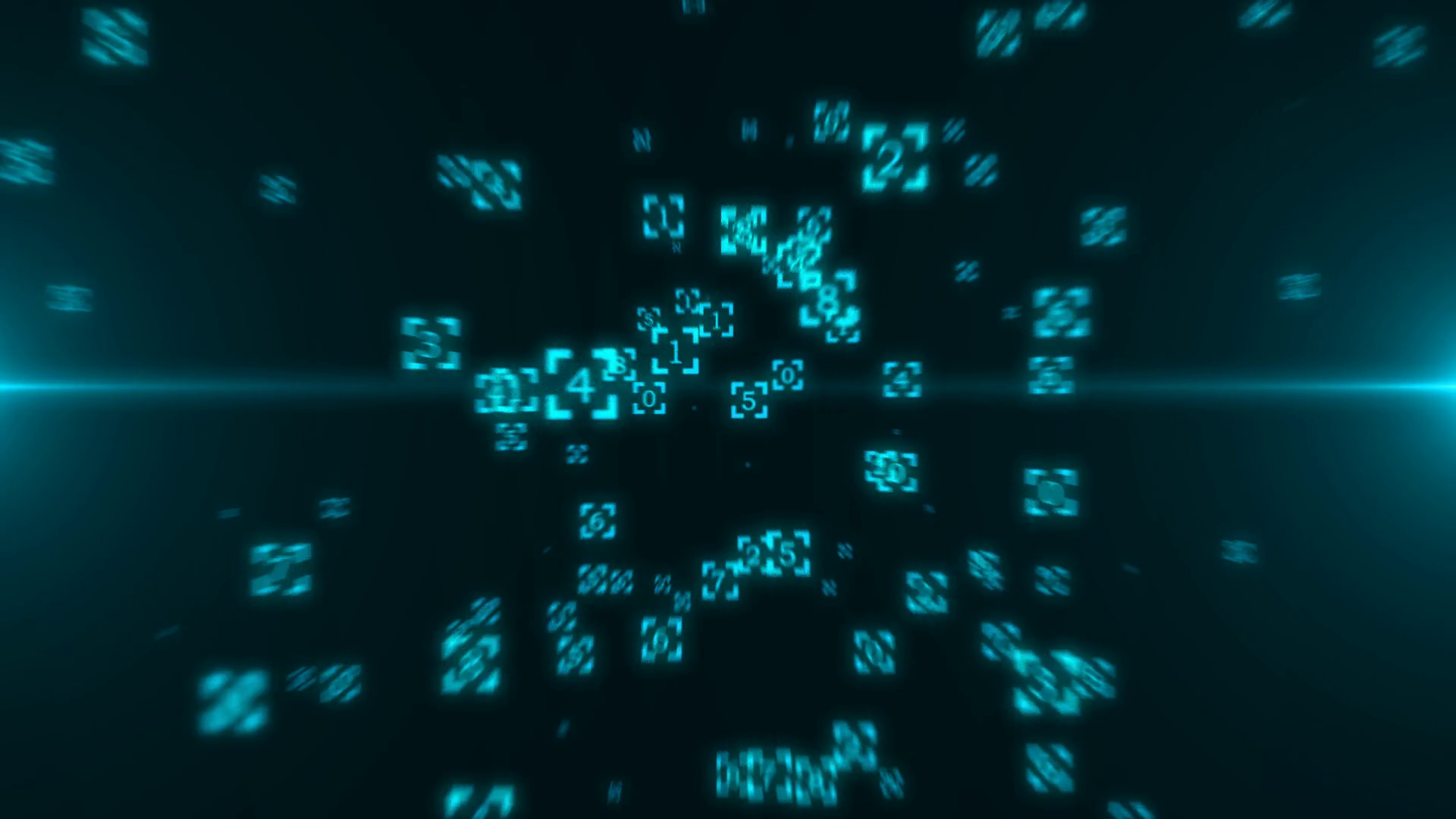 Futuristic Numbers Stock Motion Graphics SBV-307322006 - Storyblocks