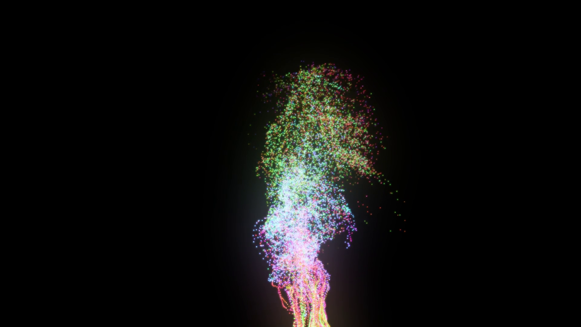 Rising Colorful Particles Loop Motion Background 00:12 SBV-320882126 ...