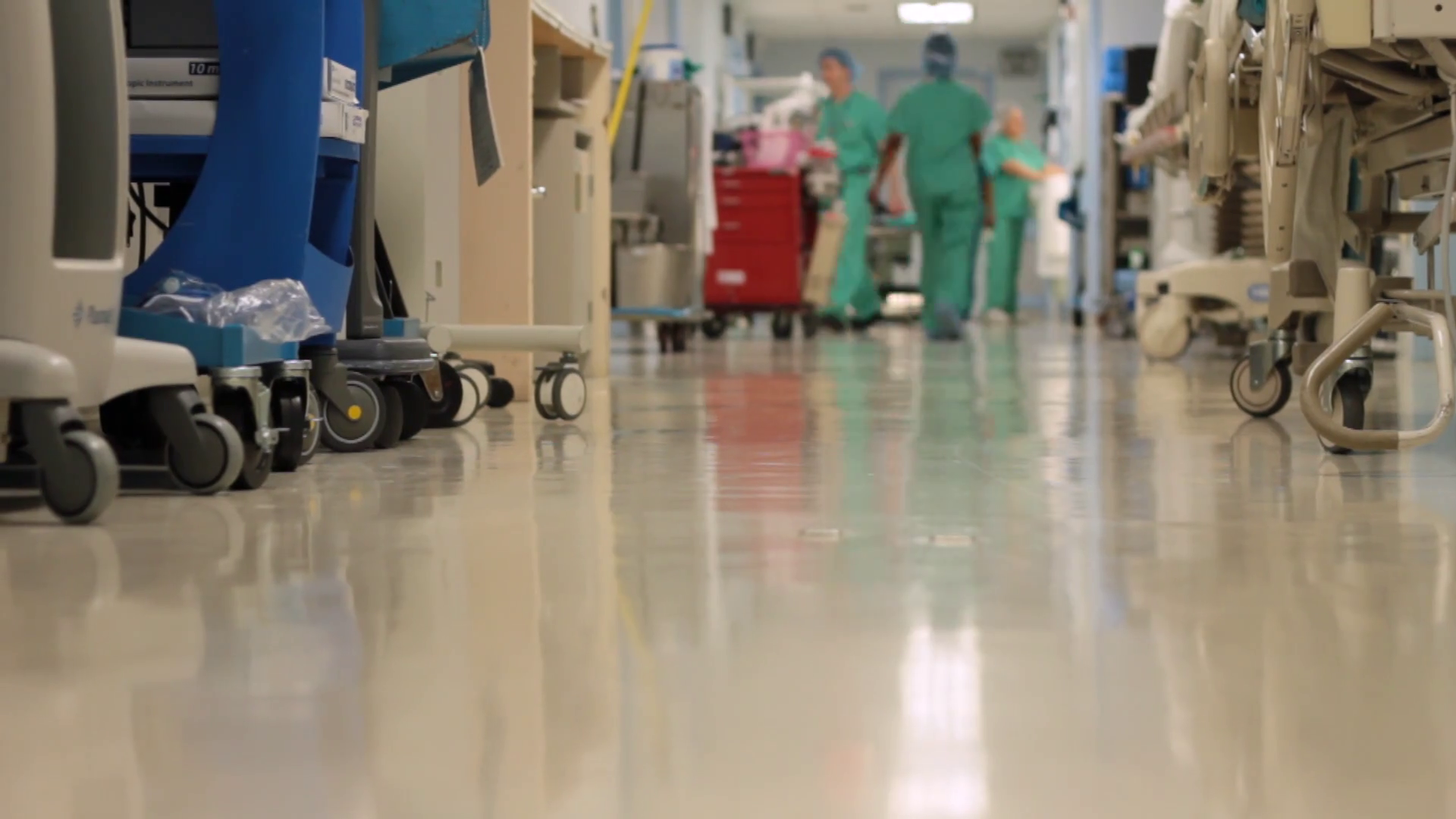 View Of Hospital Hallway Stock Footage SBV-300848598 - Storyblocks