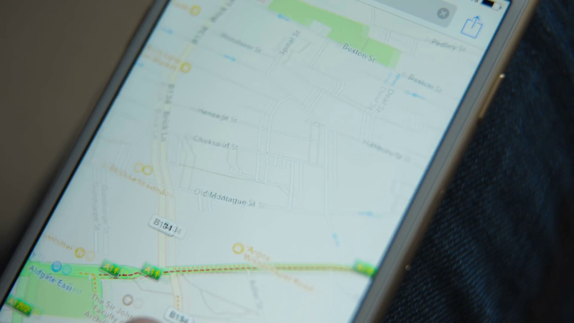 Using Maps App On Mobile Phone Stock Footage SBV-306124555 - Storyblocks
