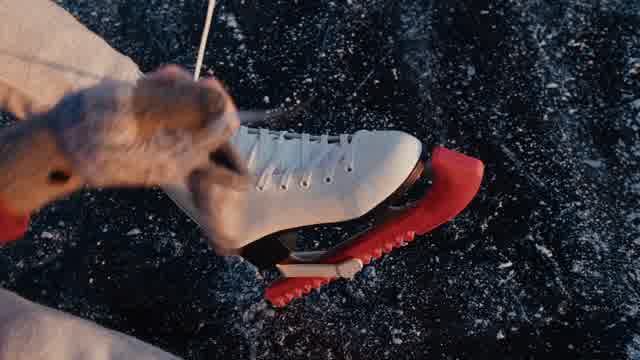 Ice Skates Stock Footage: Royalty-Free Video Clips - Storyblocks