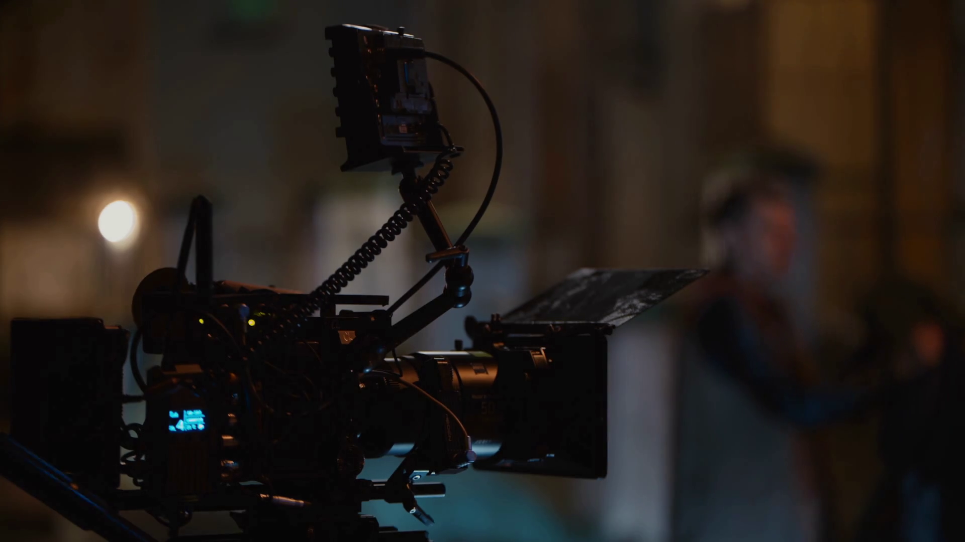 Silhouette Of Digital Movie Camera Stock Footage SBV-337827351 ...