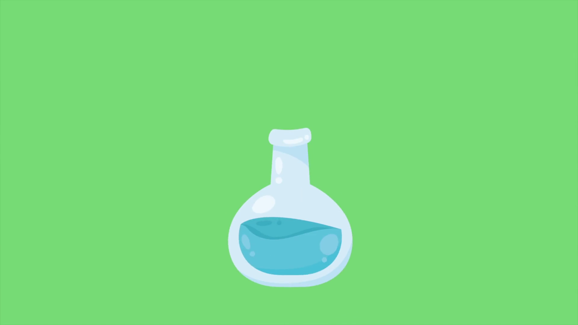 Laboratory Flask School Supply Animation Stock Motion Graphics SBV ...