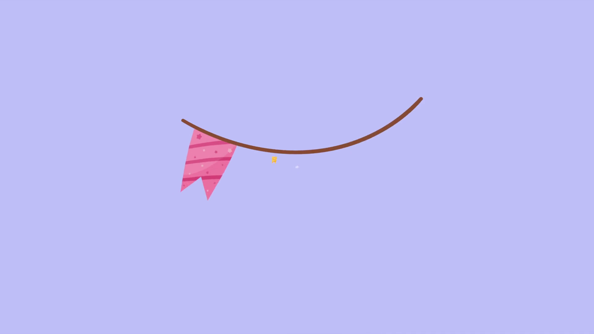 Party Garlands Hanging Decoration Animation Stock Motion Graphics SBV ...