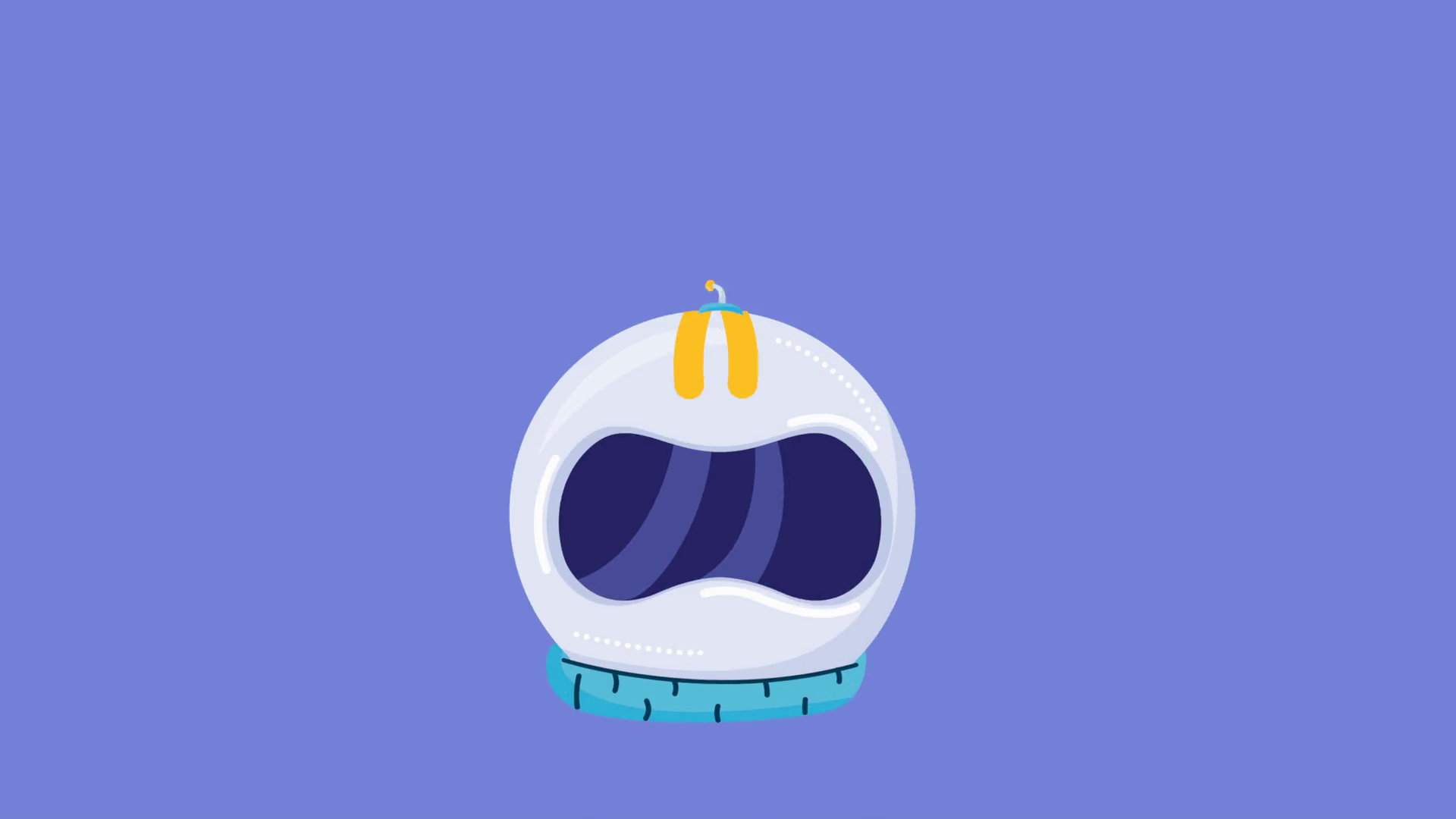 Cartoon Astronaut Helmet Animation Stock Motion Graphics SBV-347398861 ...