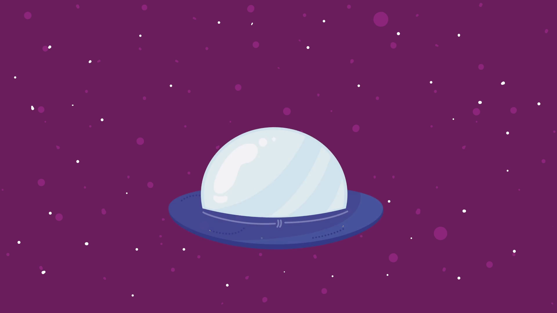 Cartoon Style Ufo Flying In Outer Space Stock Motion Graphics SBV ...