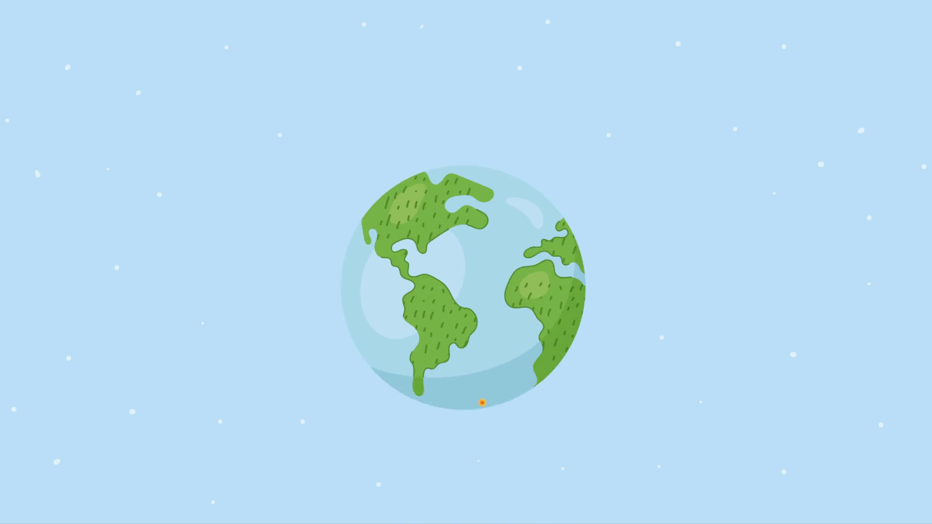 World Planet Earth With Trees Animation Stock Motion Graphics SBV ...