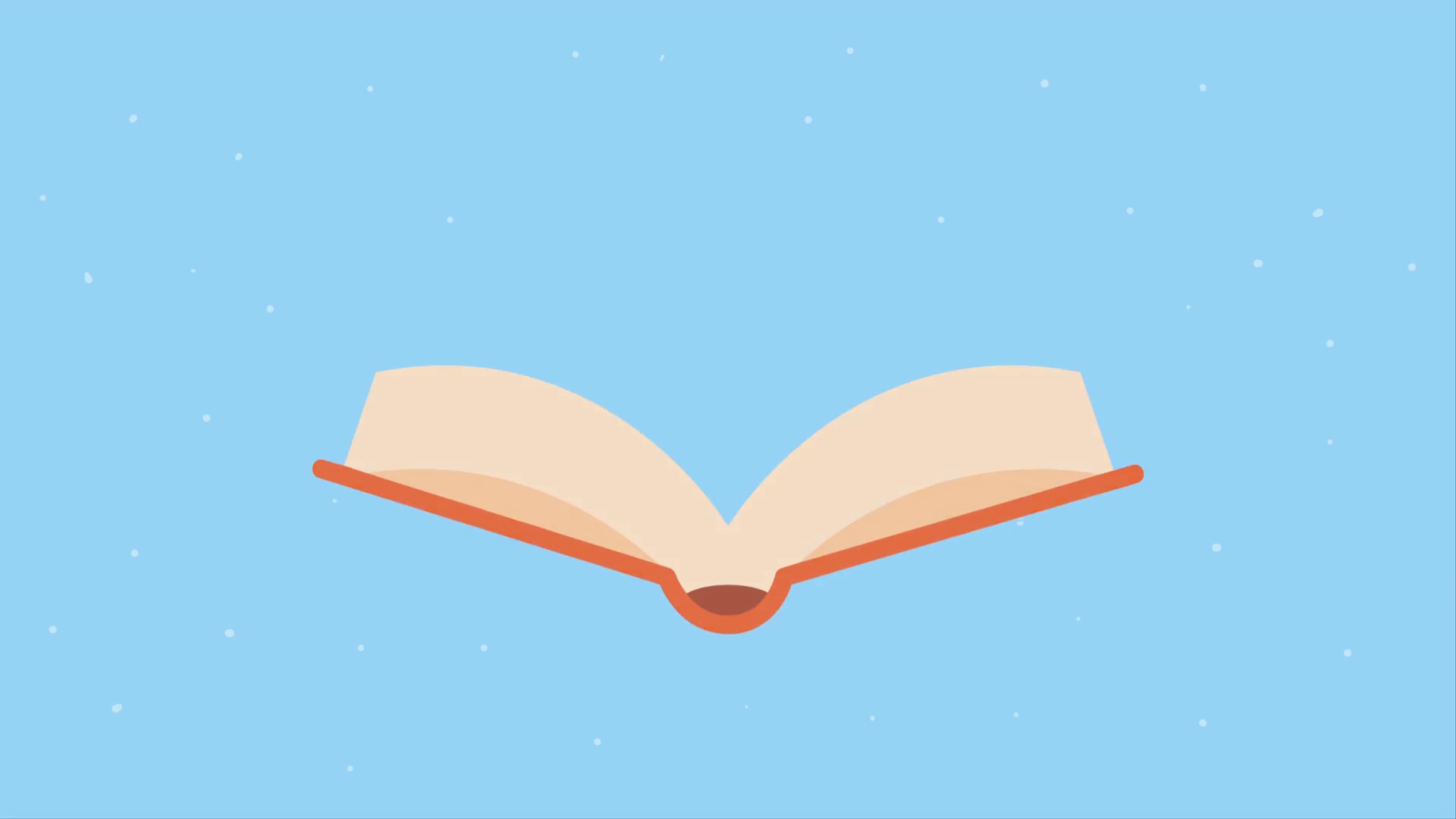 Open Text Book With Rainbow Animation Stock Motion Graphics SBV ...