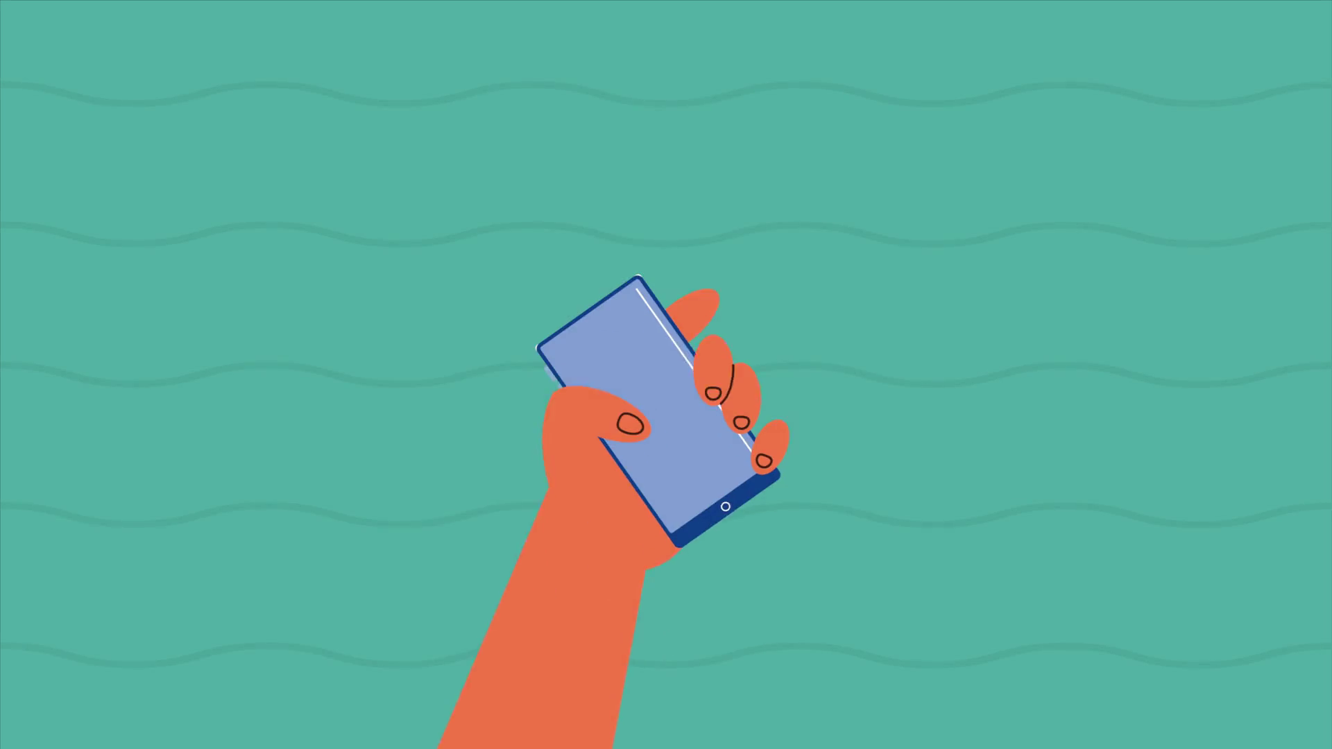 Hand Lifting Smartphone Device Animation Stock Motion Graphics SBV ...