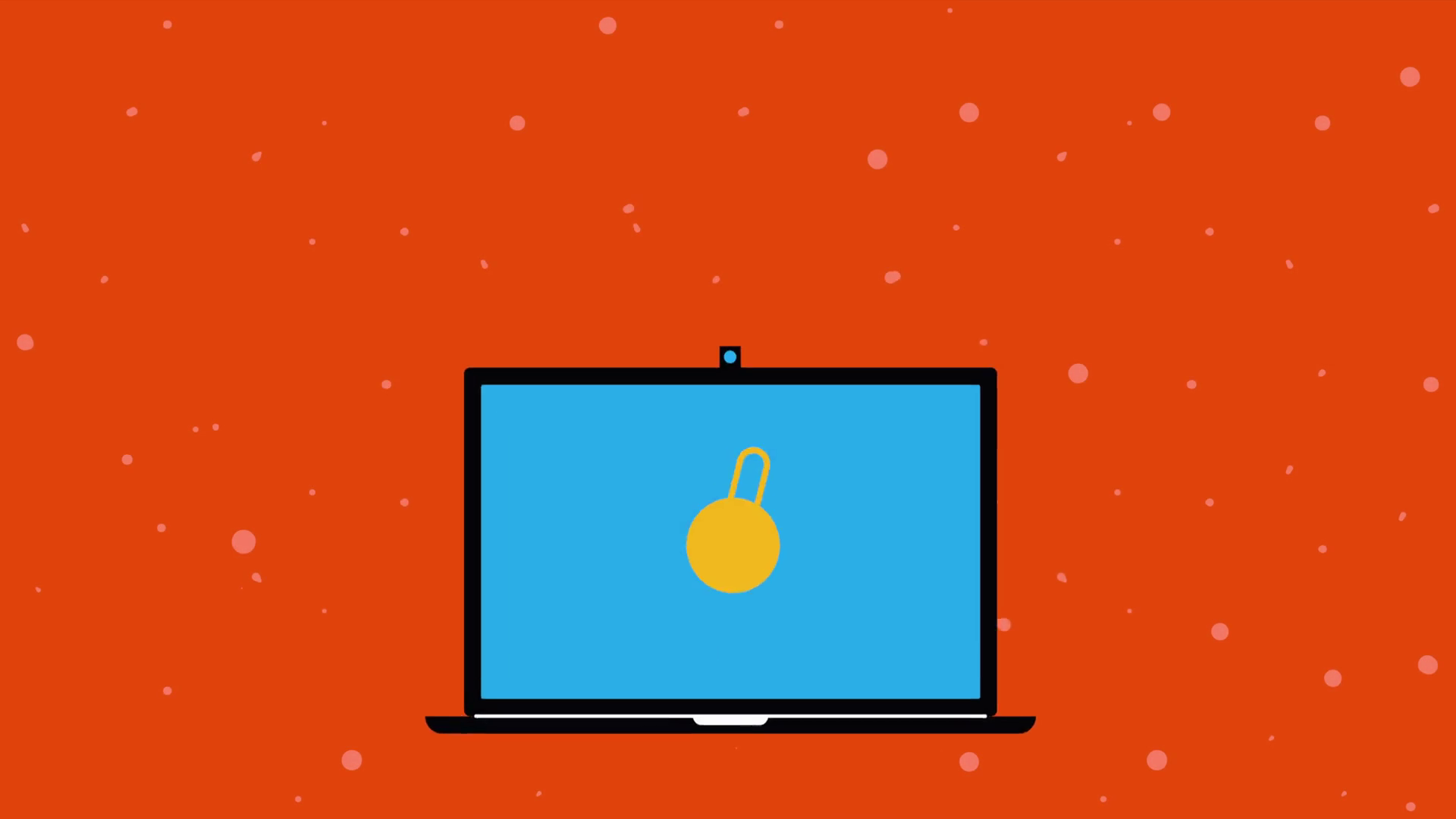 Laptop Computer With Lock Animation Stock Motion Graphics SBV-347594080 ...