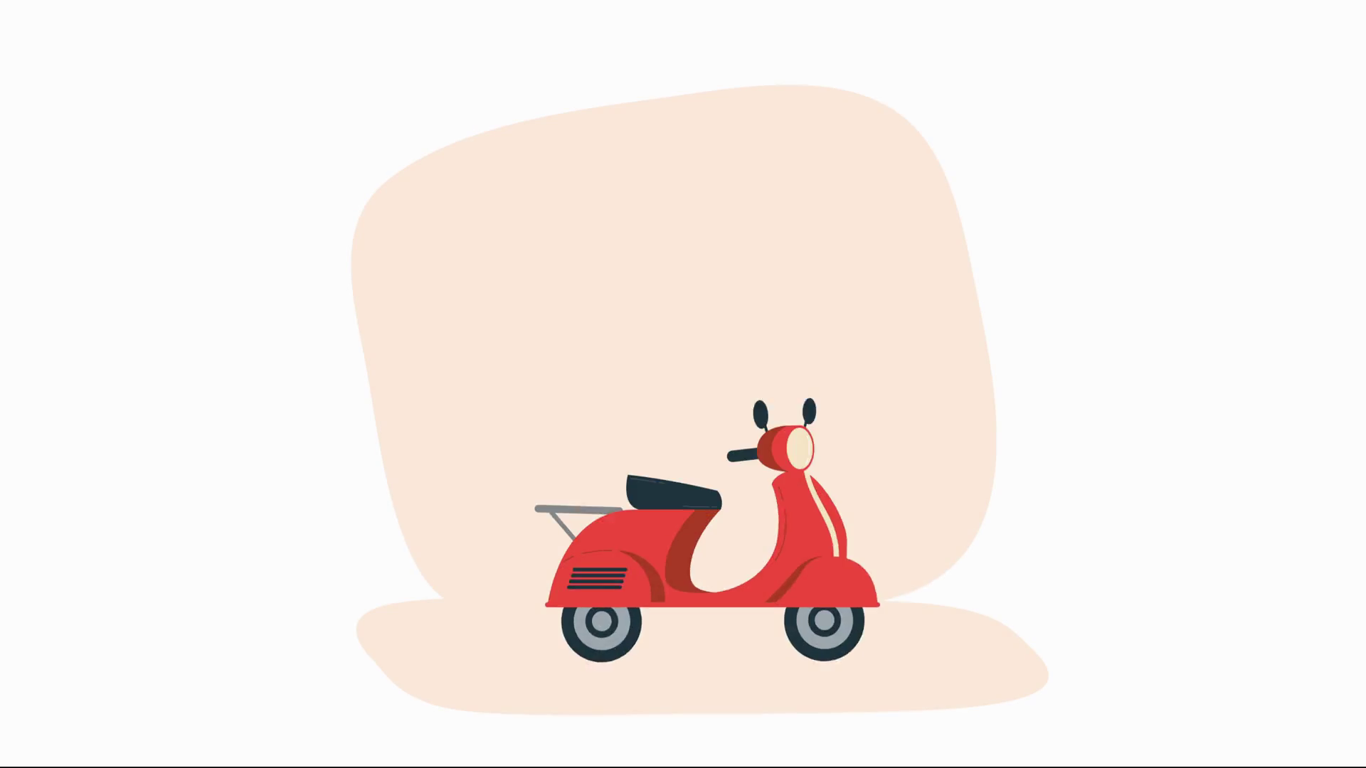 Delivery Service In Motorcycle Animation Stock Motion Graphics SBV ...