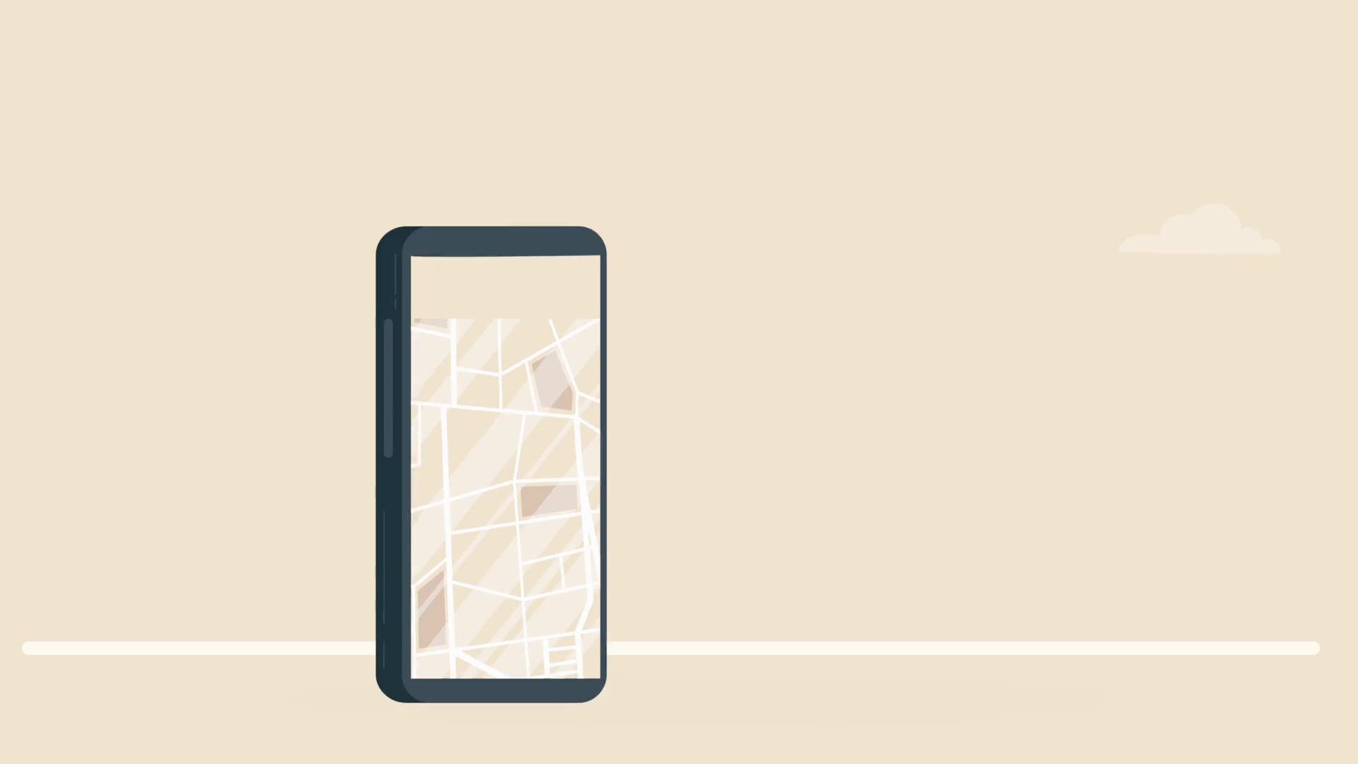 Smartphone With Delivery Service App Stock Motion Graphics SBV ...