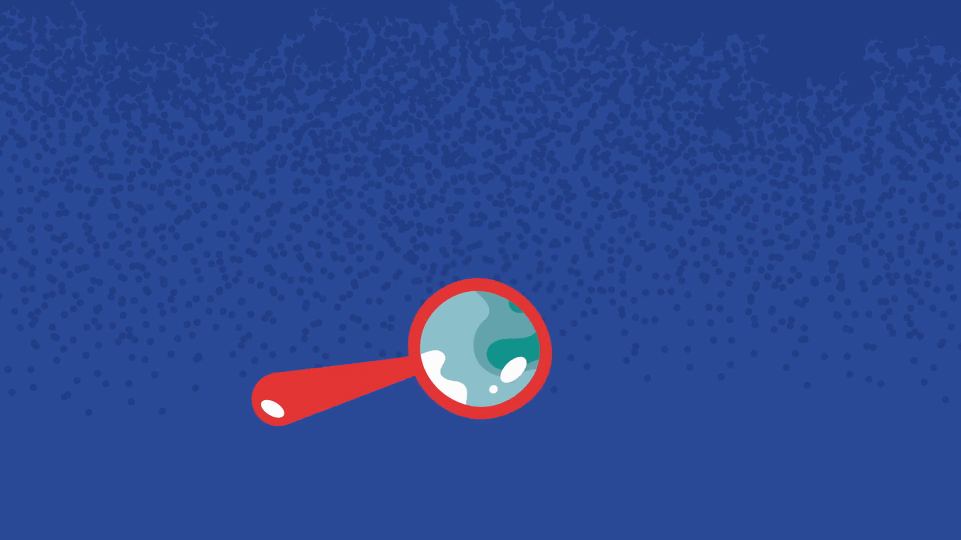 Pin Location In Magnifying Glass Animation Stock Motion Graphics SBV ...