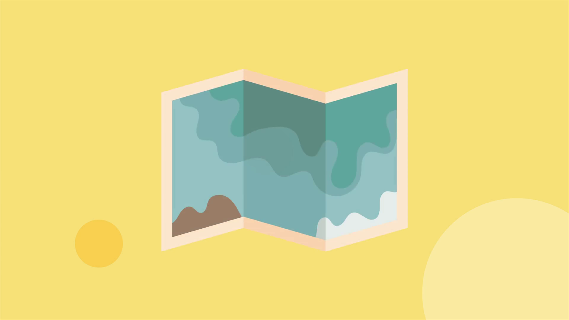 Paper Map Guide Travel Animation Stock Motion Graphics SBV-347665614 ...