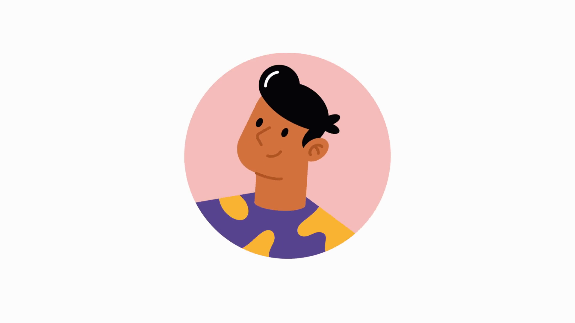 Young Man Profile Character Animation Stock Motion Graphics SBV ...