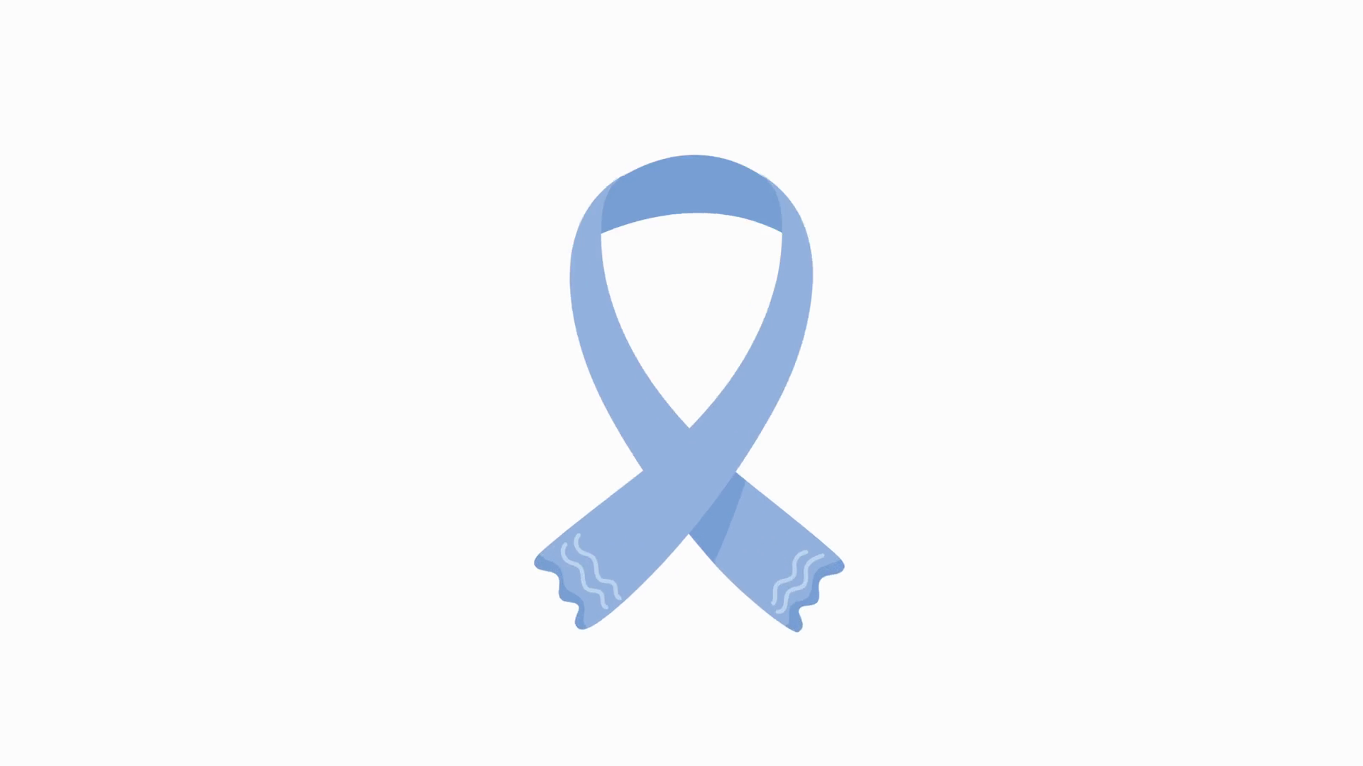 Blue Ribbon Campaign With Flower Animation Stock Footage SBV-348403469 ...