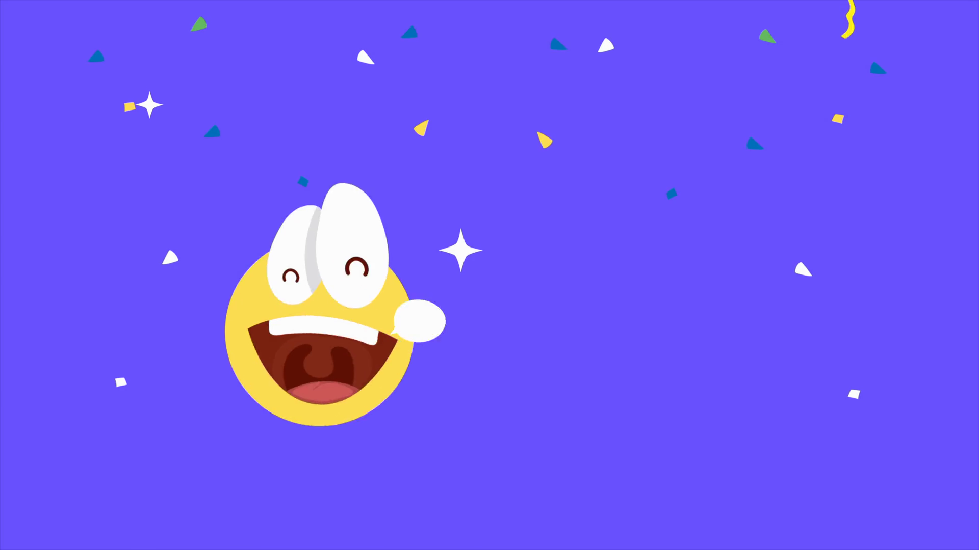 April Fools Day Card With Emoji Laughing Stock Motion Graphics SBV ...