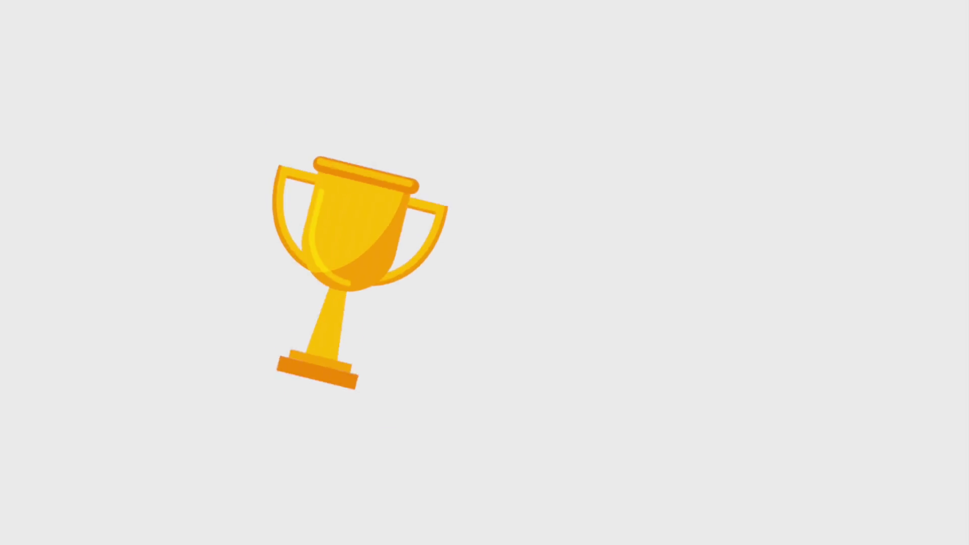 Golden Trophy Prize Team Work Animation Hd Stock Footage SBV-322472356 ...