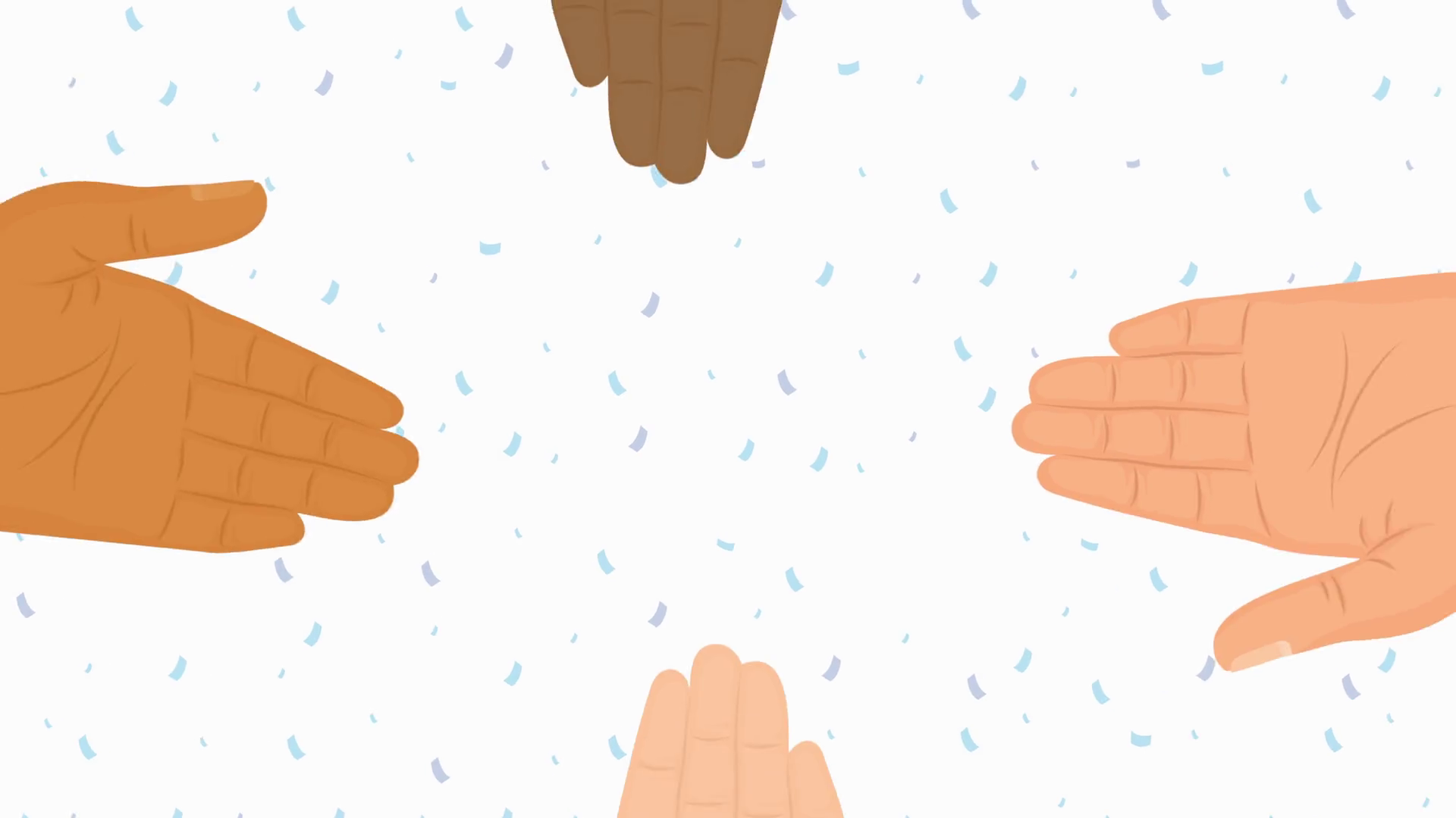 Human Rights Animation With Diversity Hands Stock Motion Graphics SBV ...