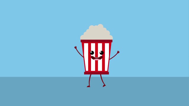 Popcorn Box Animation Stock Footage: Royalty-Free Video Clips - Storyblocks