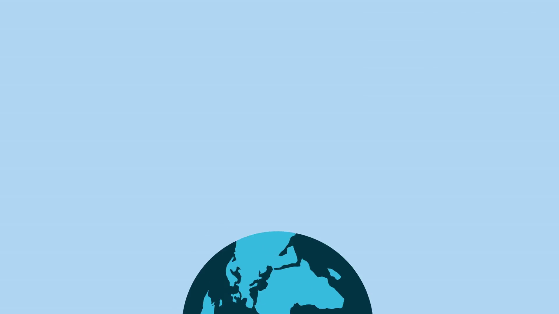 world planet earth and buildings ,4k video animation Motion Background ...