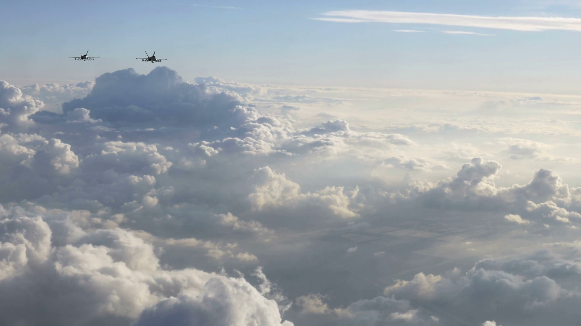 Fighter Jets Flying Fast Towards Camera Stock Motion Graphics SBV ...