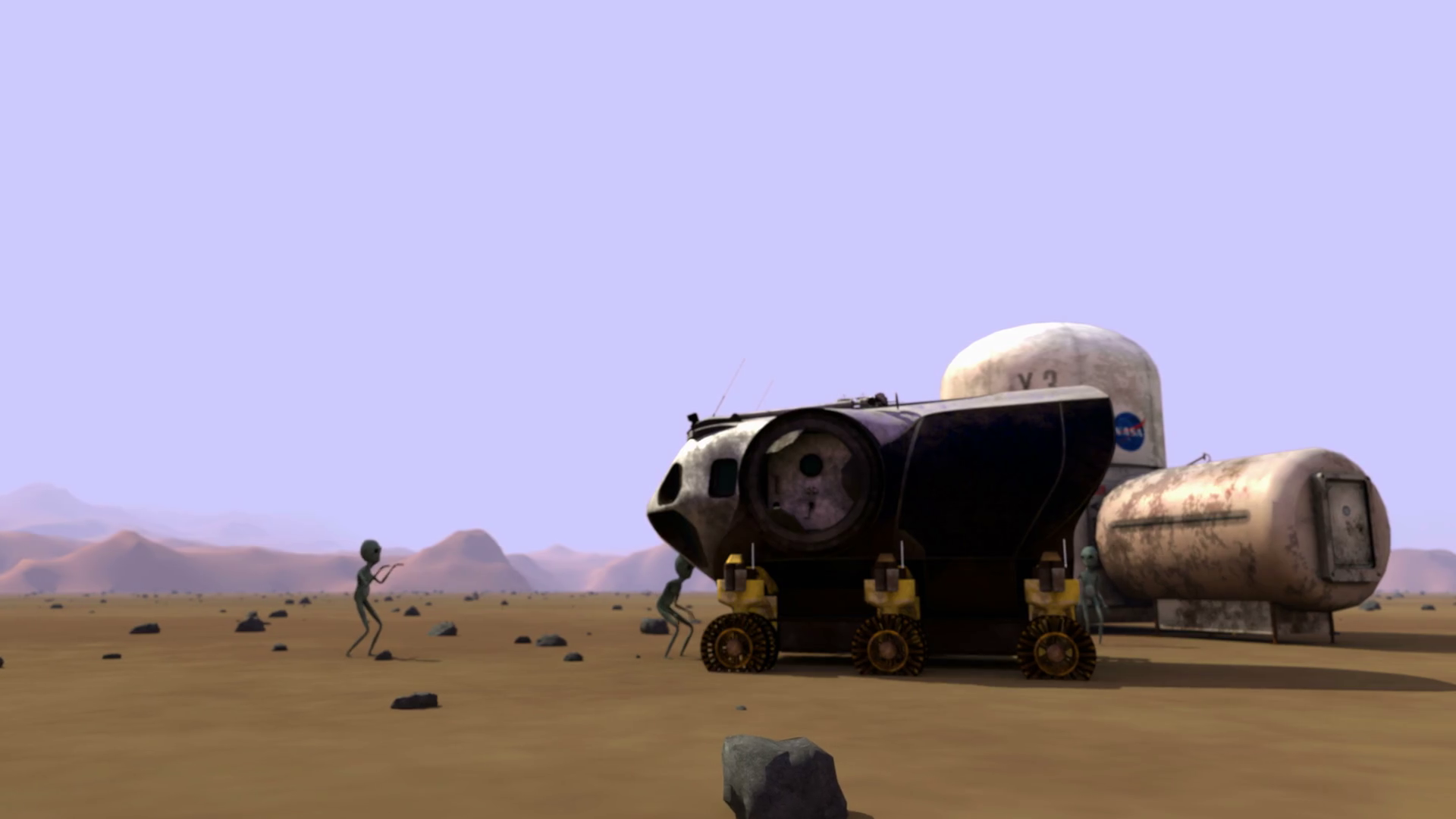 Martians Discover Outpost On Mars Stock Footage SBV-305975593 - Storyblocks