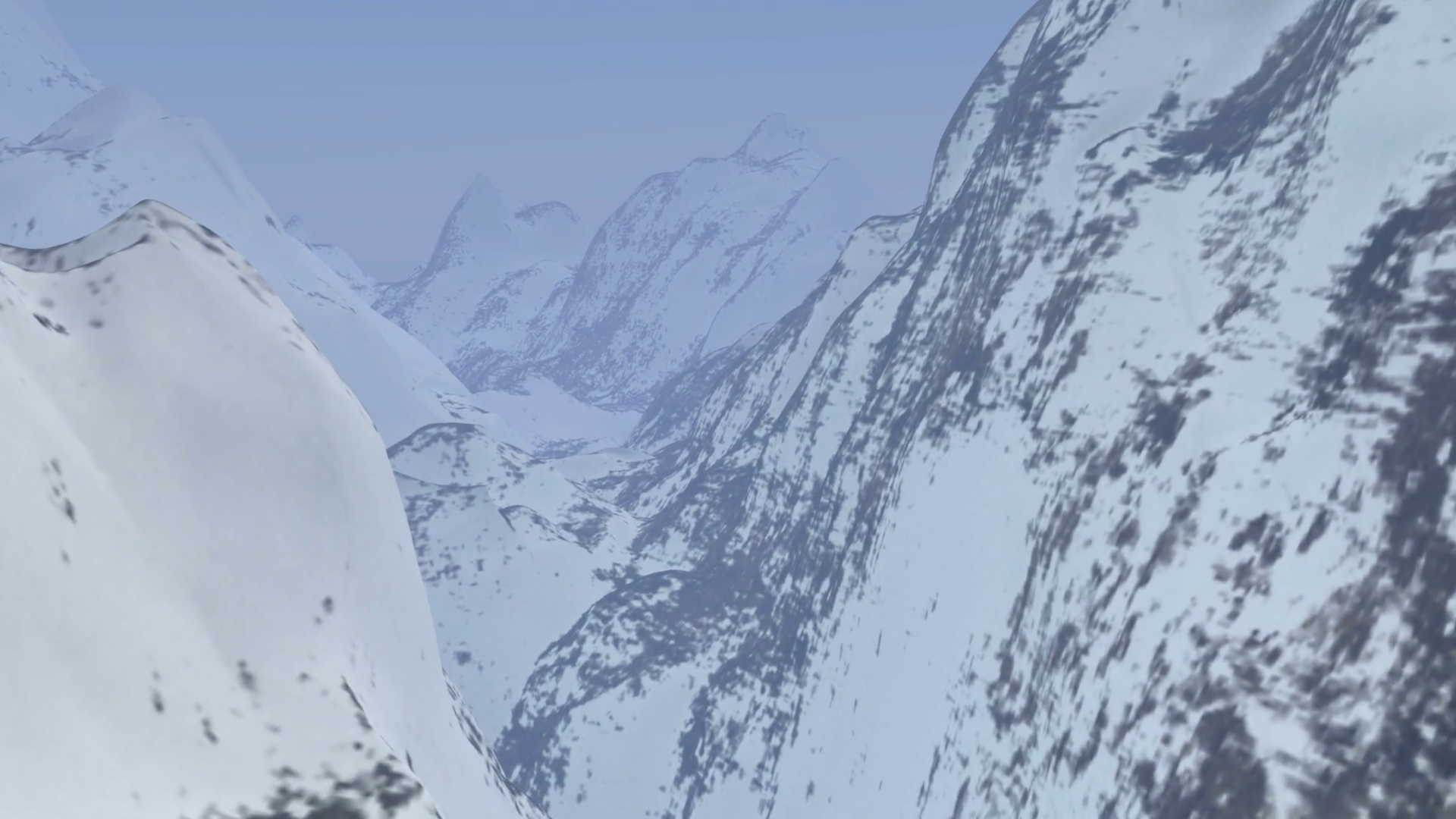 Snow Covered Mountains Fly-through Stock Motion Graphics SBV-309062952 ...