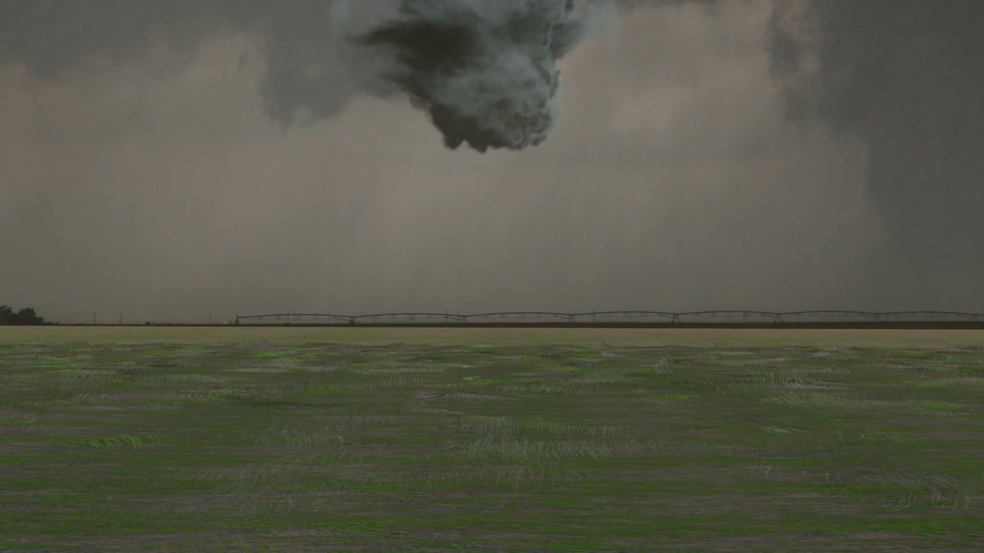 Tornado Touches Down In Open Field Cgi Stock Motion Graphics SBV ...