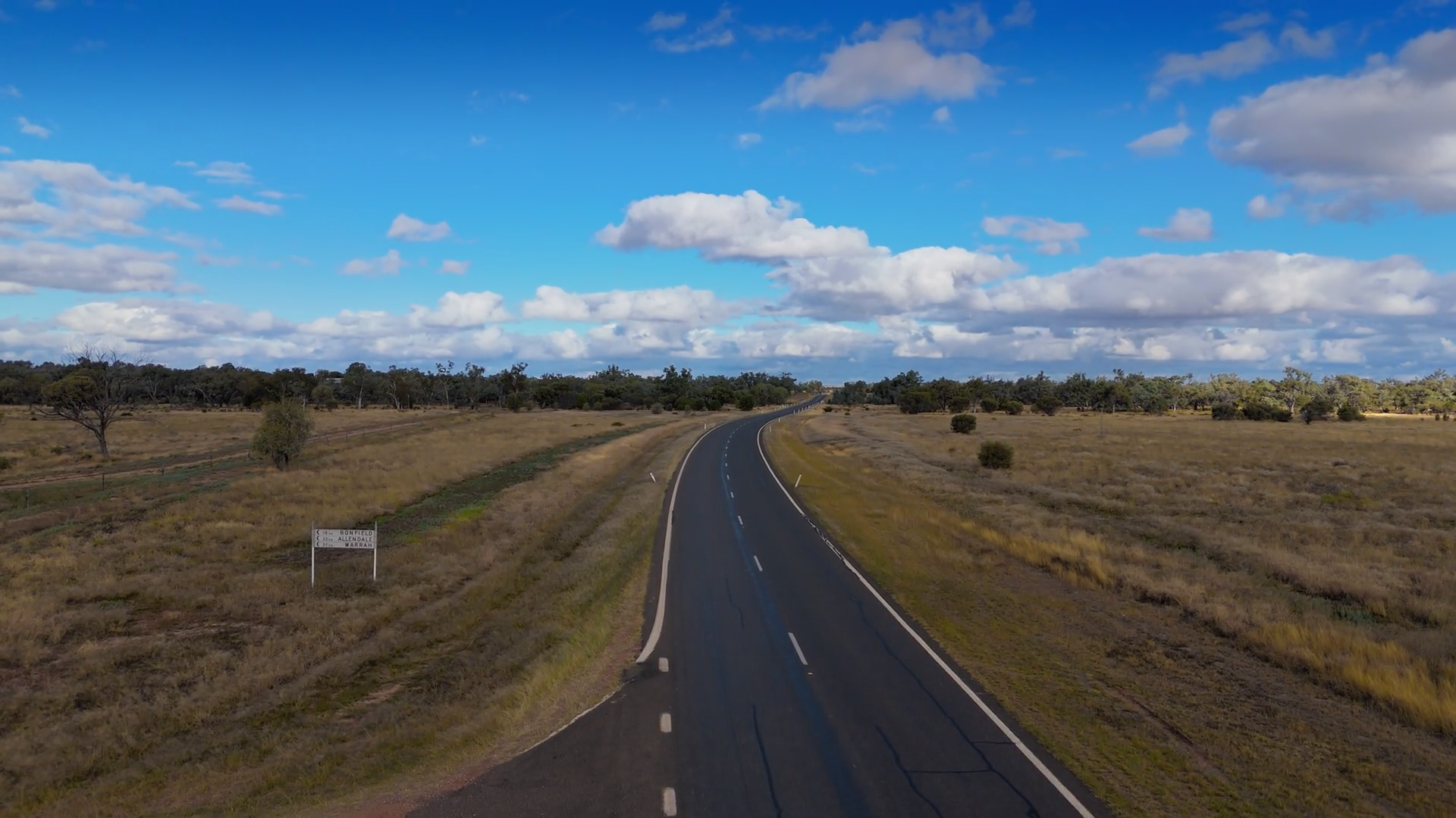 Regional Australia Outback Empty Road Stock Footage SBV-352653742 ...
