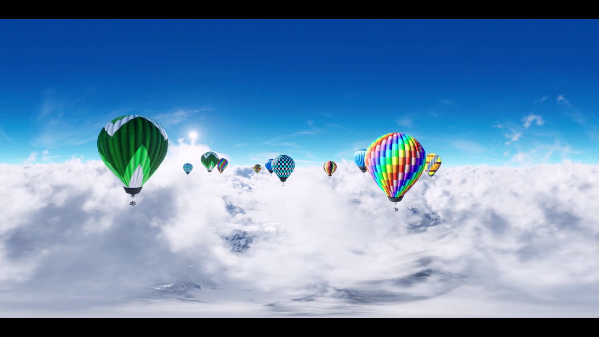 360 Vr Journey: Floating Above Clouds & SBV-347752756 - Storyblocks